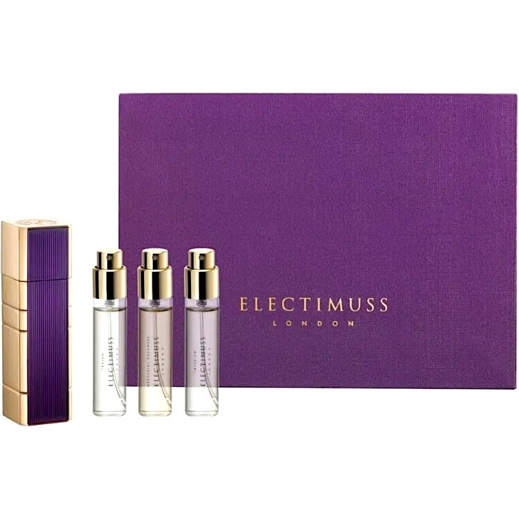 Electimuss Mixed Travel Set All Season Favourites 3x10 мл + Gold/Purple Case (Imperium, Mercurial, Trajan), духи Унисекс