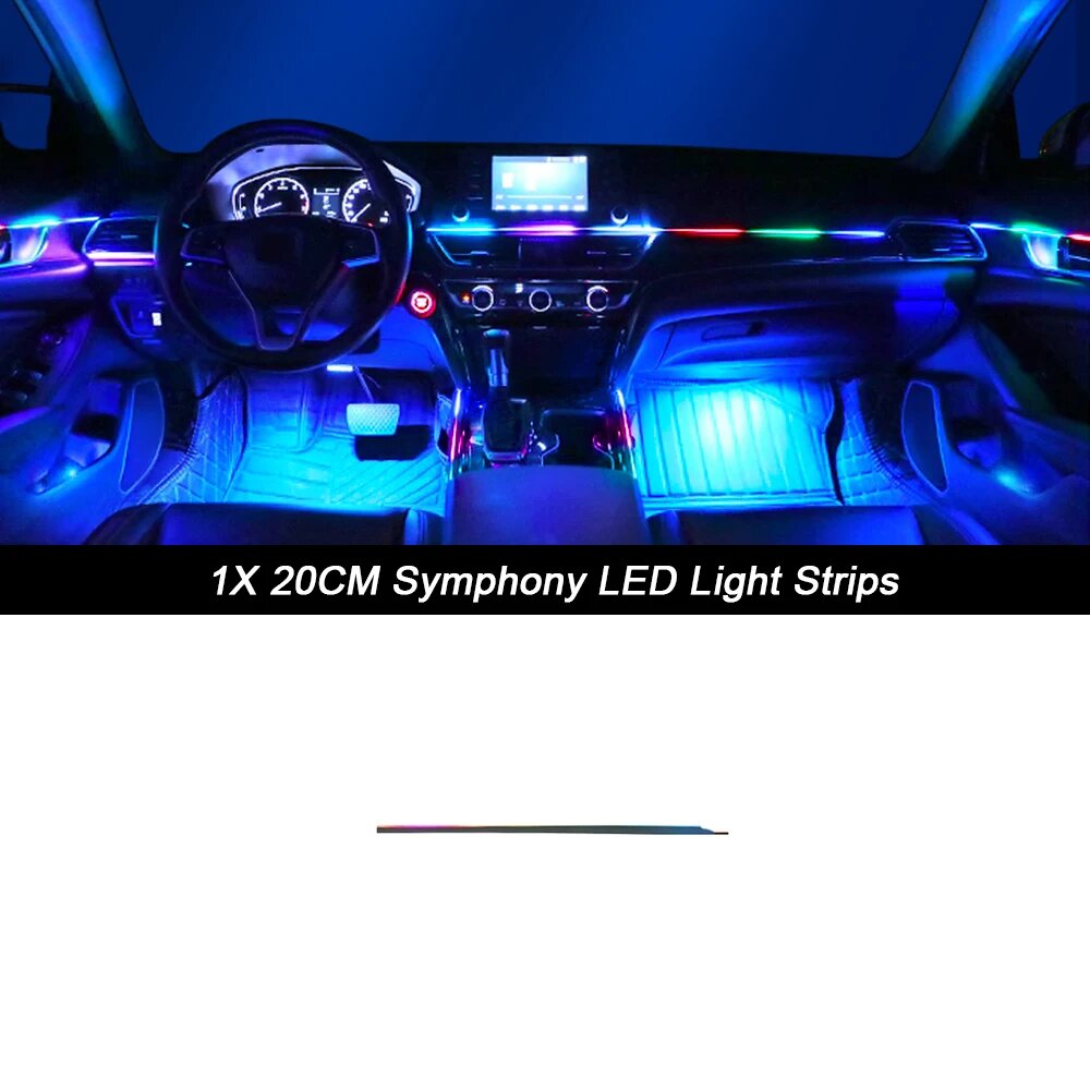 Светодиодная лента Symphony 20CM Colorful для авто
