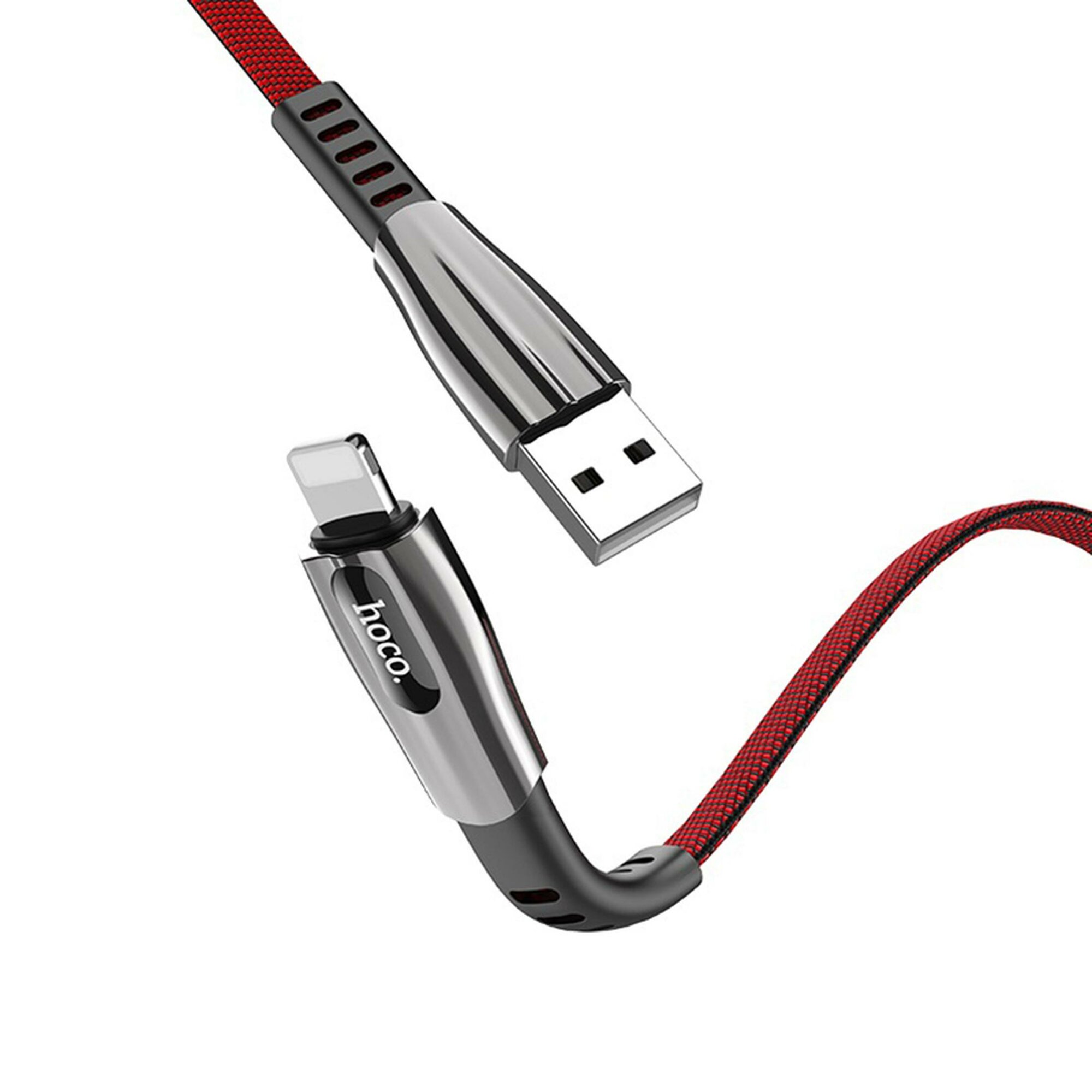 Кабель для Apple iPhone USB A - Lightning 120 см 2.4A LED-подсветка / шнур для зарядки смартфона