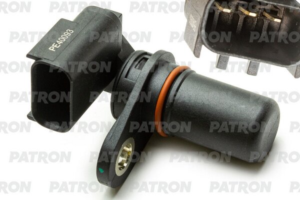 Датчик коленвала PATRON PE40093, для Chrysler, Dodge, Jeep, черно-серый