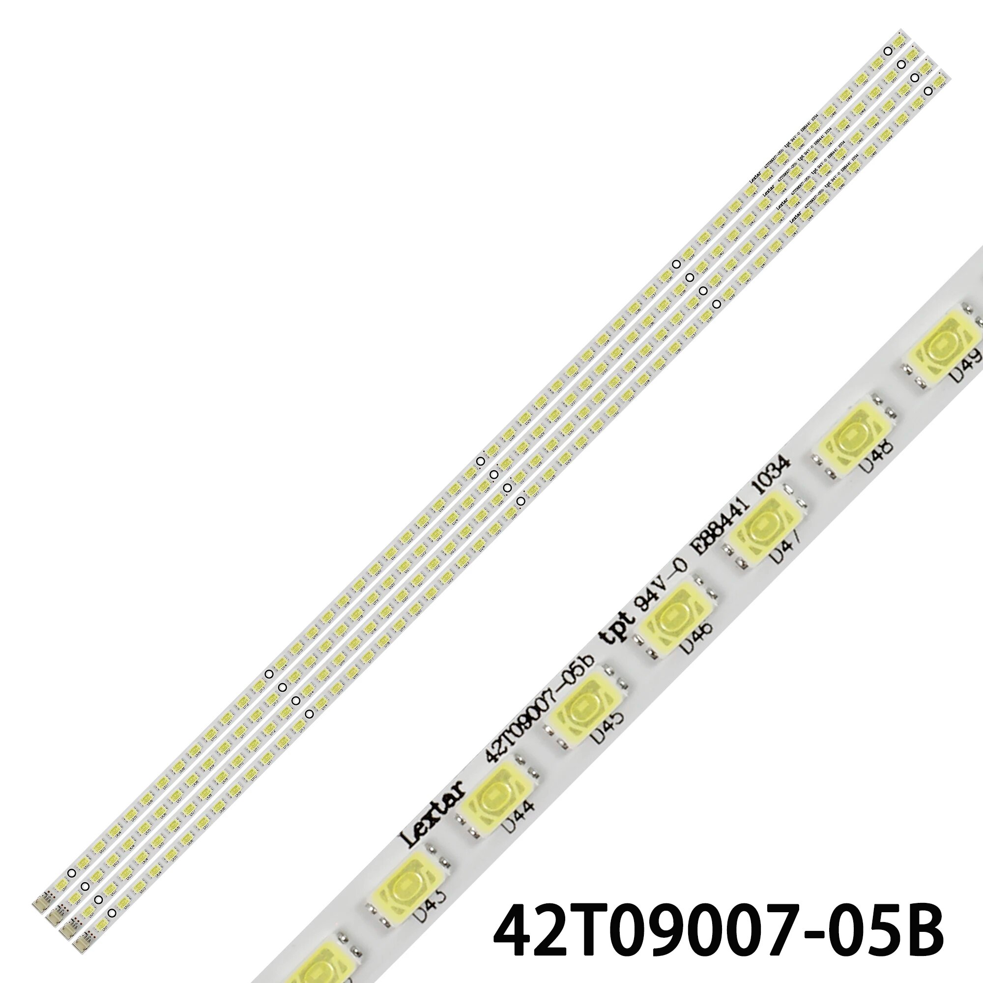 Светодиодная лента для ТВ PMALLJF, 52 LED, 4шт, 1set