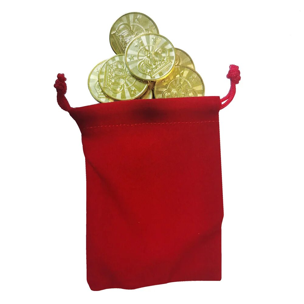 Латунные монеты пентаграмма корона 10 шт Crown in bag