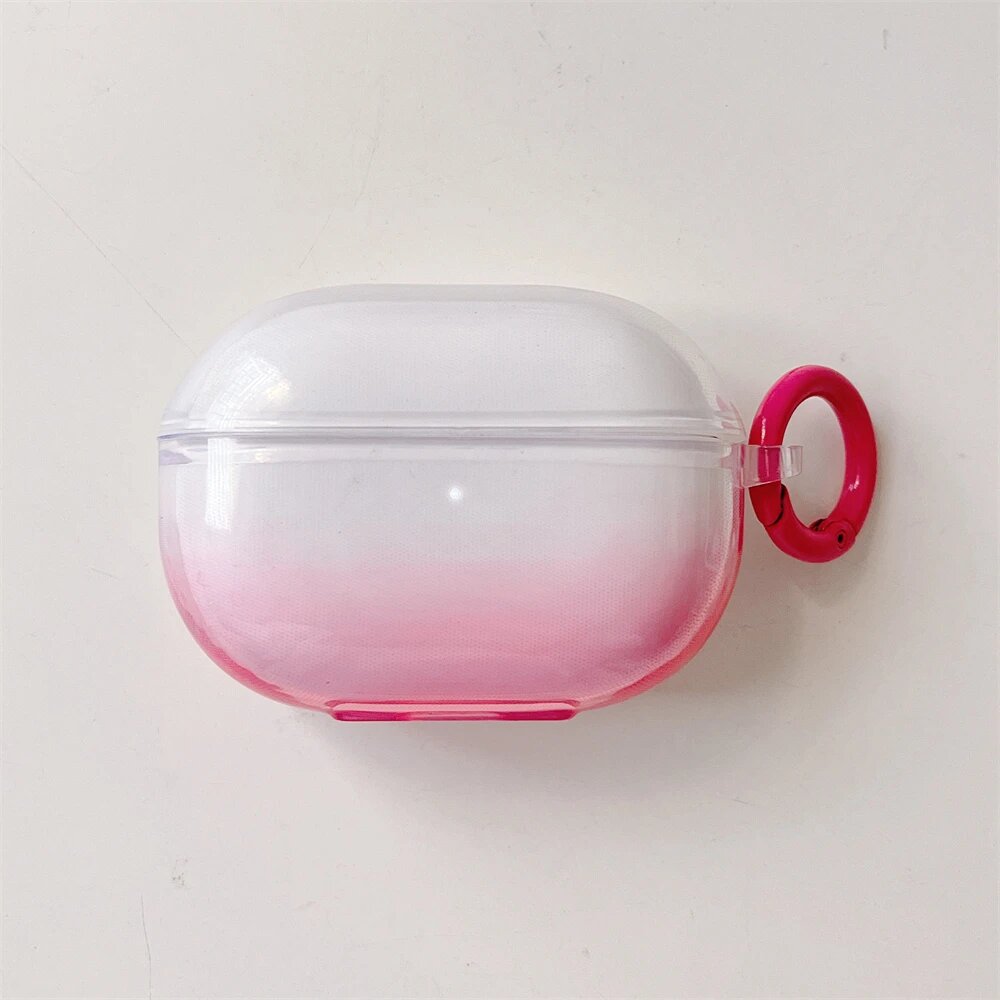 Прозрачный силиконовый чехол для наушников Xiaomi Redmi Buds 5 Pro Pink