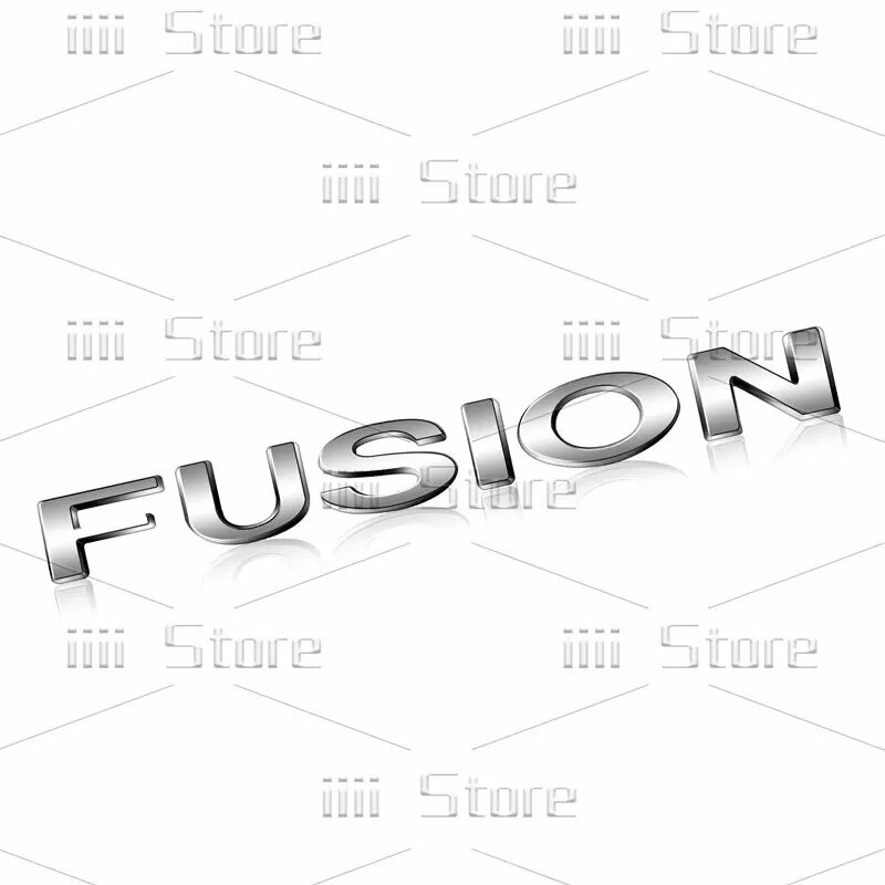 3D эмблема Ford Fusion, цвет: 1