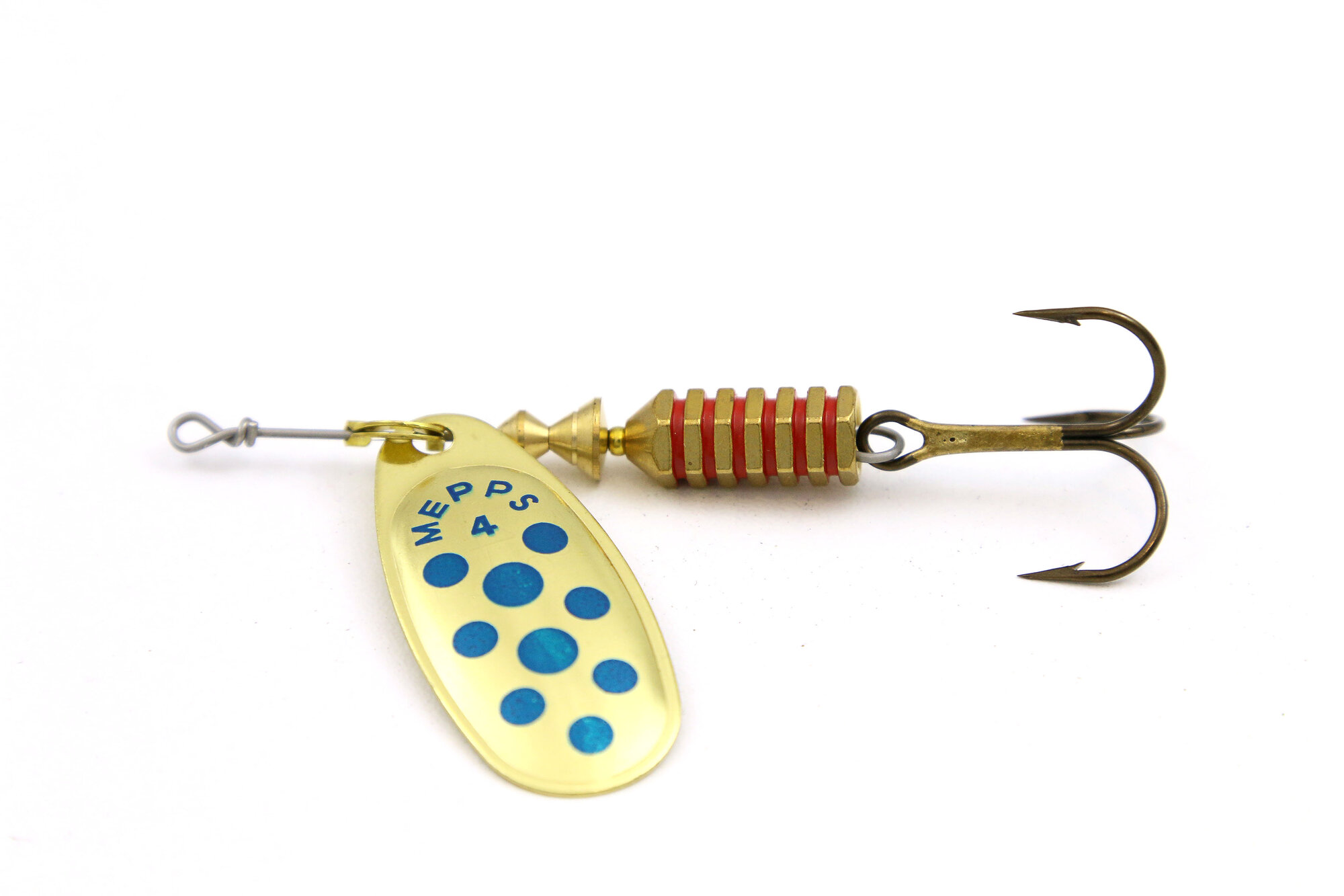 Блесна вращающаяся MEPPS Comet PTS 8.0г №4 #G blue