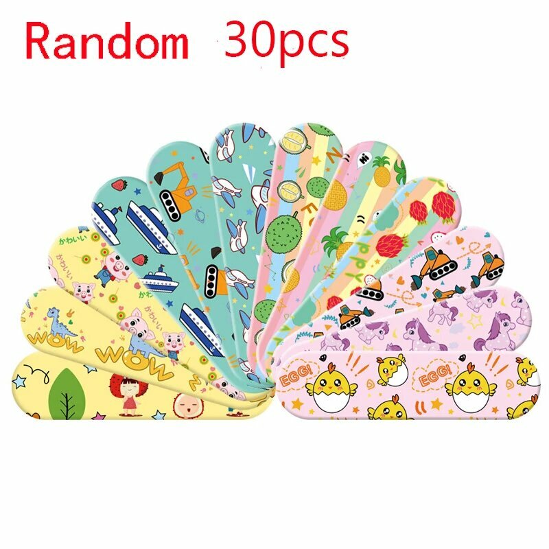 Детские водонепроницаемые пластыри мультфильм pink 30pcs