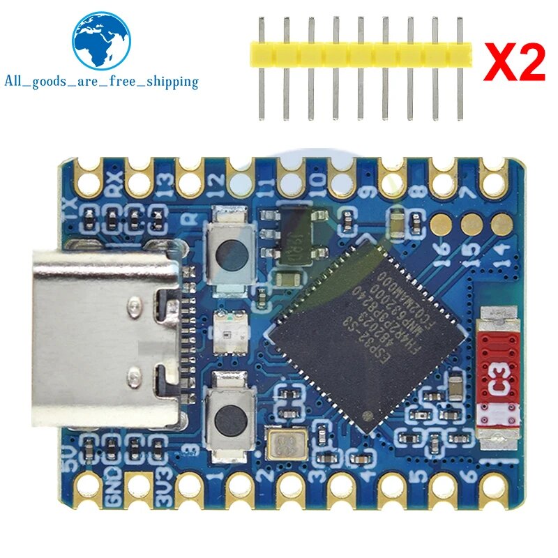 2шт. Плата ESP32-S3-Zero Mini, Цвет: 2PCS — фото 1