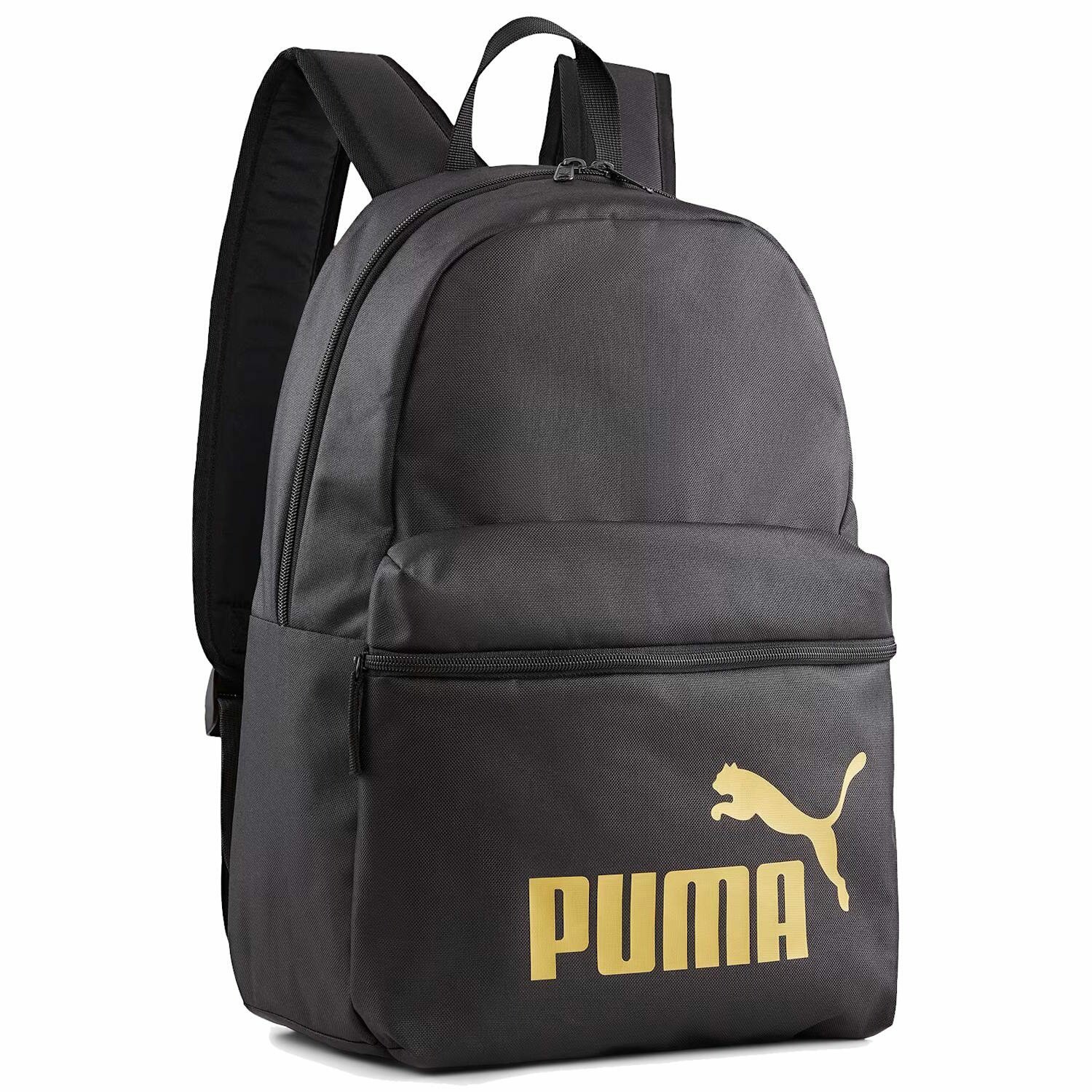 Рюкзак PUMA Phase Backpack, цвет черный / золотой, размер OneSize