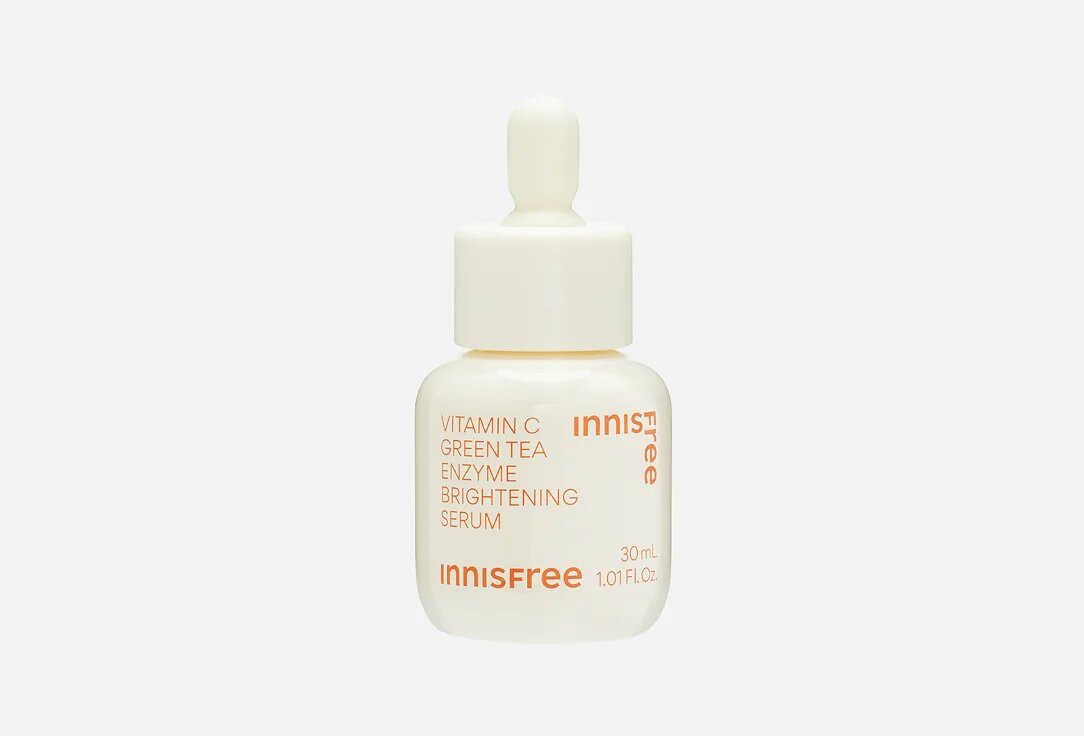 Сыворотка выравнивающая тон кожи Innisfree Green Tea Enzyme Vitamin C Brightening S, 30 мл