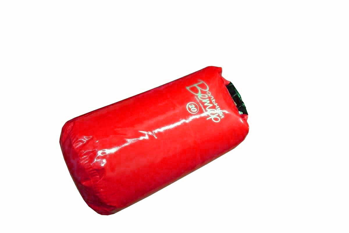Гермомешок Вольный Ветер 20 литров, ПВХ 450 г/кв. м, красный
