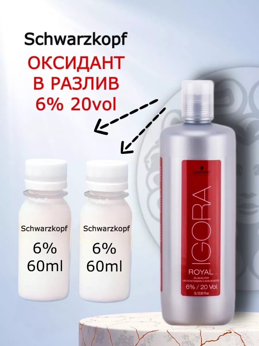 Окислитель на масляной основе 6% Igora Royal 60мл+60мл