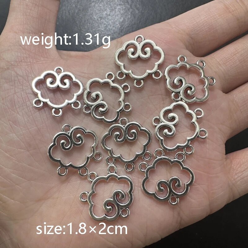 Металлические подвески «Лотос», набор из 10 штук 01 silver 10pcs