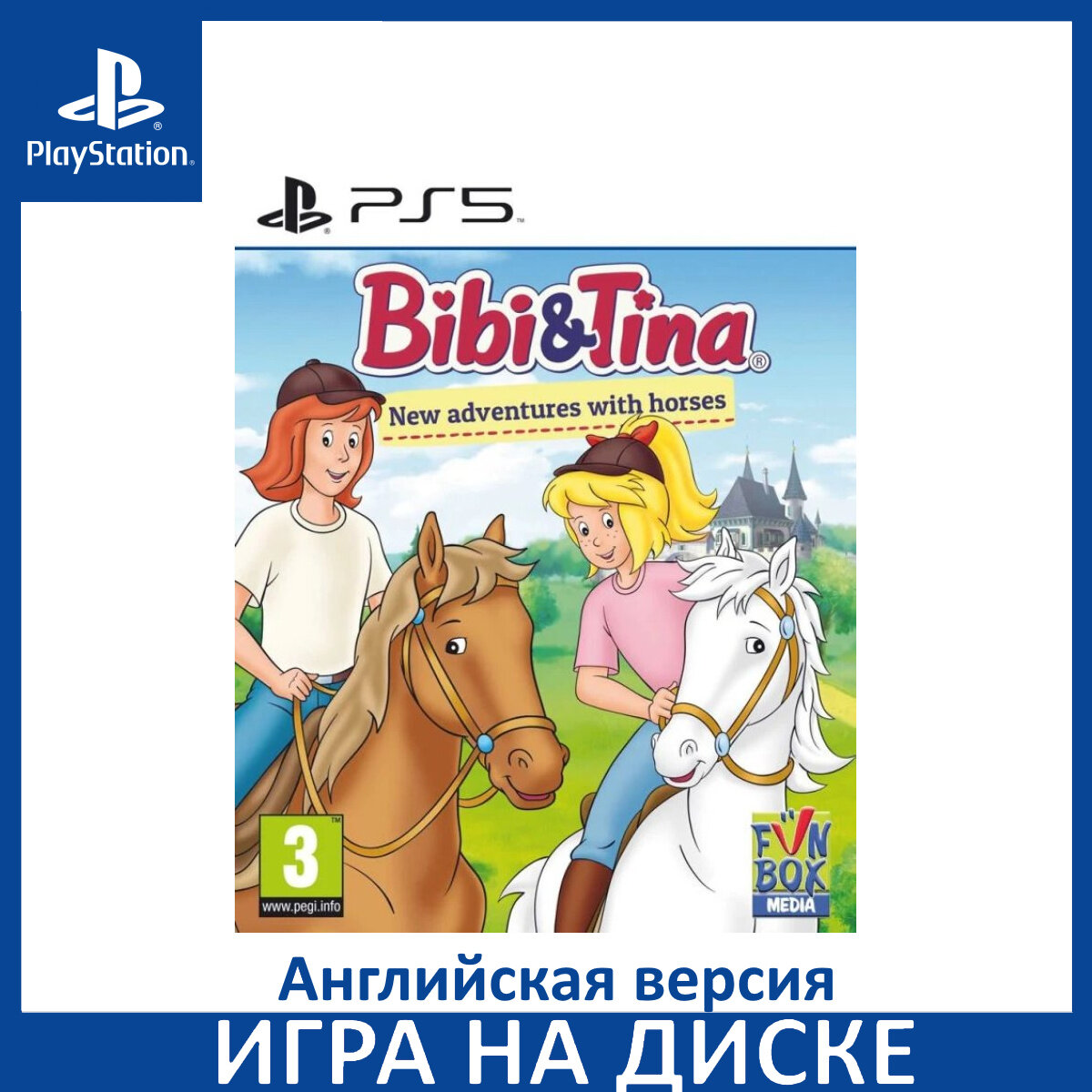Игра Bibi and Tina: New Adventures with Horses PS5 Английский язык Диск на PlayStation 5