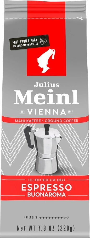 Кофе молотый JULIUS MEINL Ароматный, 220г