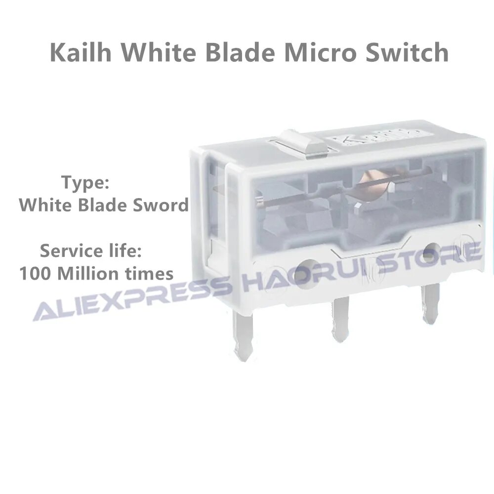 Кailh White Blade микропереключатель для мыши, белый