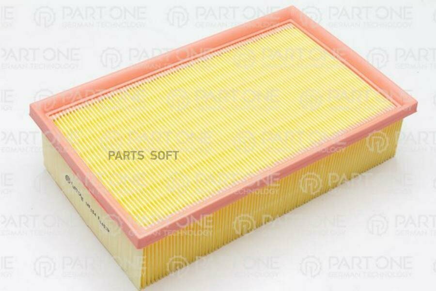 1AF154 PART-ONE Фильтр воздушный SKODA OCTAVIA 12>, VW GOLF VII, PASSAT 1.6TDI - 2.0TDI 12>, 292x177x70, for normal climates