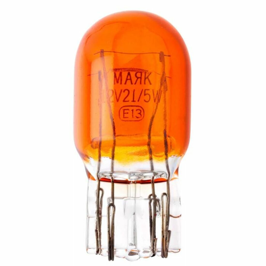 Лампа WY21/5W 21/5W 12V W3X16Q Маяк Standard 61215бцorange картон 10шт.