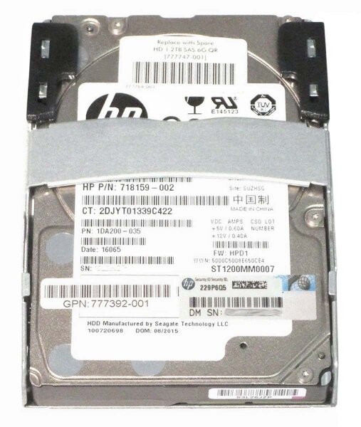 Жесткий диск HP 777747-001 1,2Tb 10000 SAS 2,5" HDD