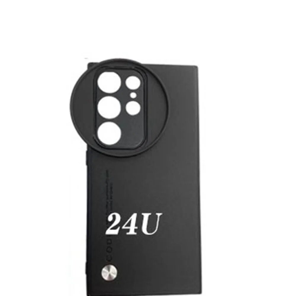 Чехол для Samsung S24 Ultra черный с фильтром