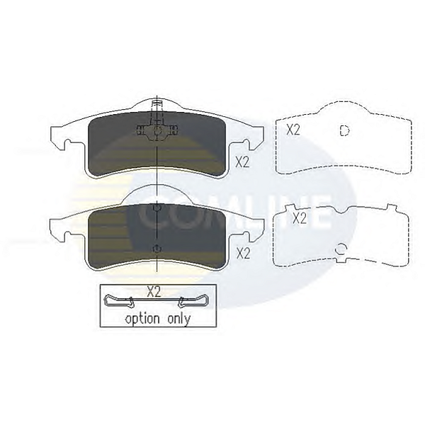 COMLINE CBP01231 (05011970AA / 05011970AB / 05011978AA) колодки Jeep (Джип) grand Cherokee (Чероки) 99 -