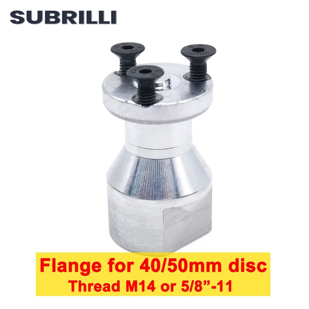 SUBRILLI Фланец для диска 40/50 мм, M14/5/8-11