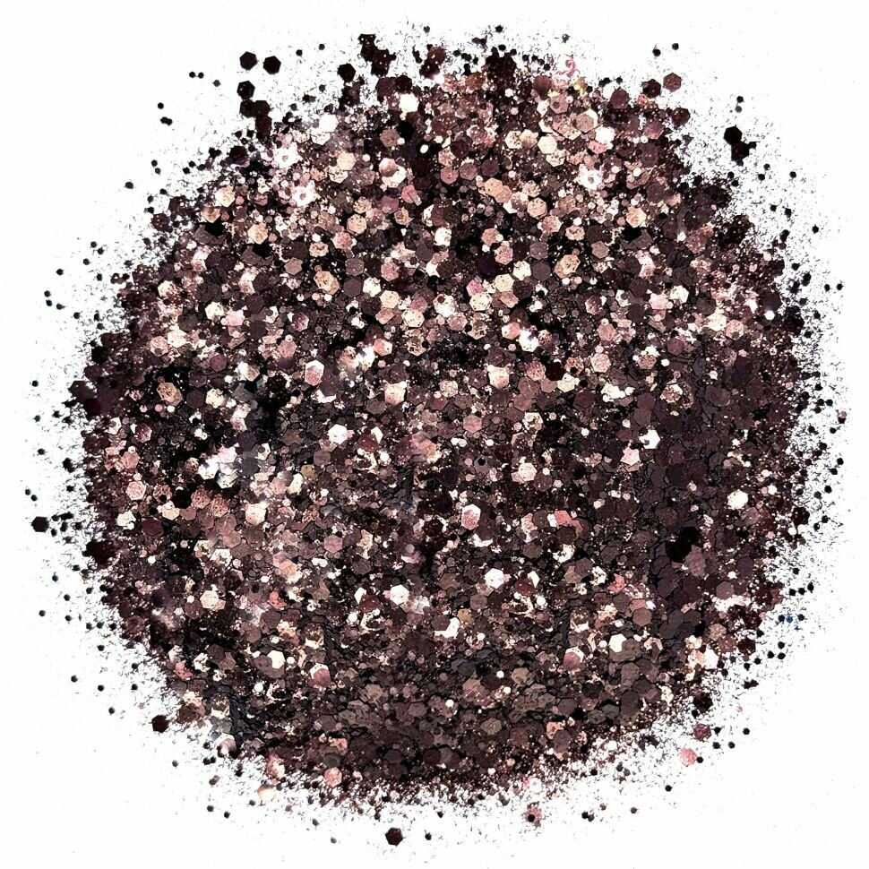 Глиттер-блестки коричневые, EPOXYMASTER, 25мл