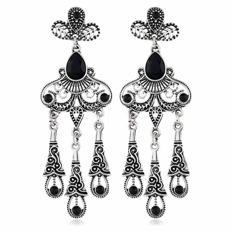 Набор украшений для вечеринки в стиле флэпперов 1920-х годов с тиарой, серьгами, перчатками и ожерельем