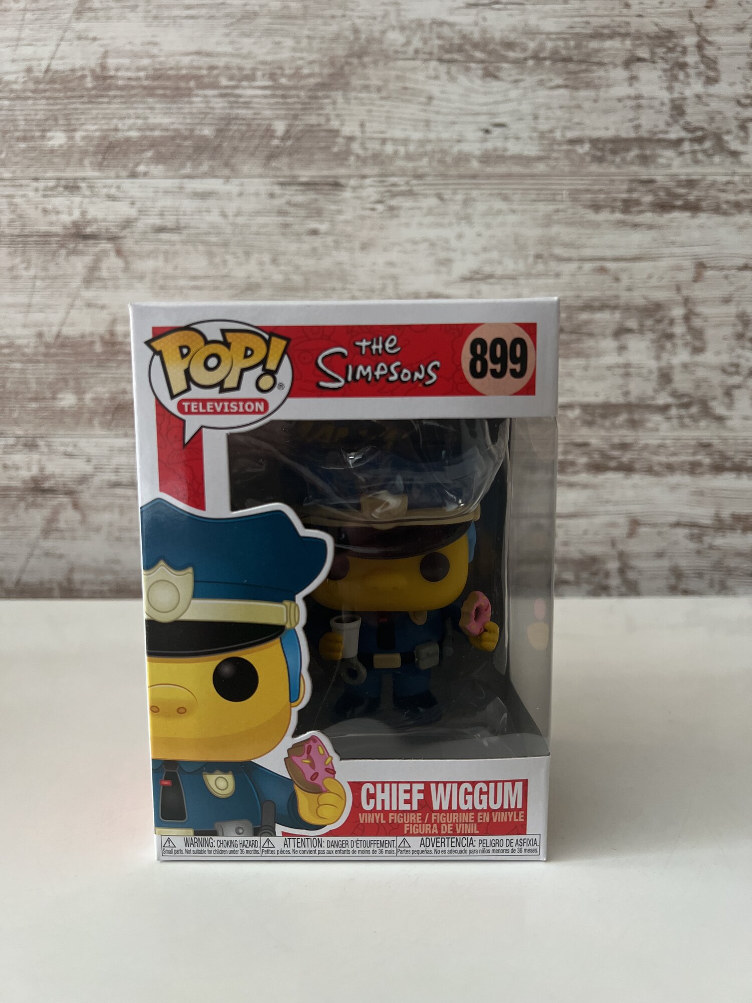 Фигкрка Фанко поп Ральф Виггам, The Simpsons, Chief Wiggum, 10 см, от Funko