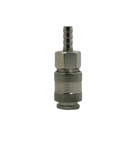 Быстросъем для компрессора норм GS-M-18, сталь, серебристый, 8 мм