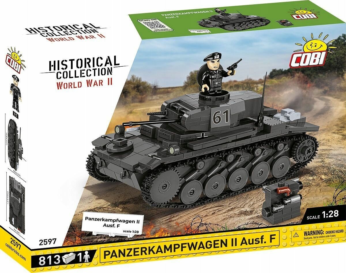 Конструктор пластиковый Cobi - Танк Panzerkampfwagen II - Коби 2597
