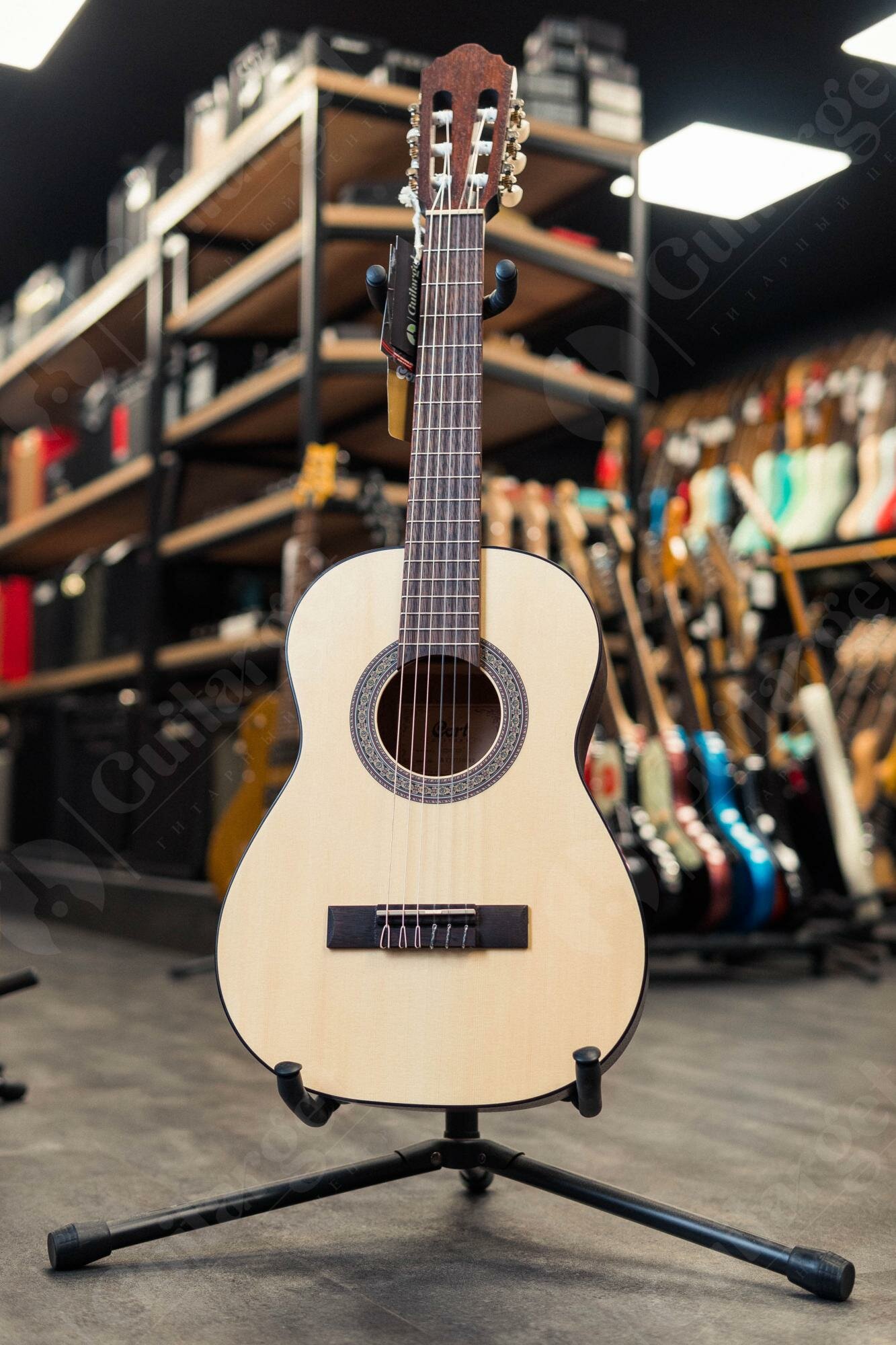 Классическая гитара Cort 1/2 AC50-WBAG-OP уменьшенная с чехлом