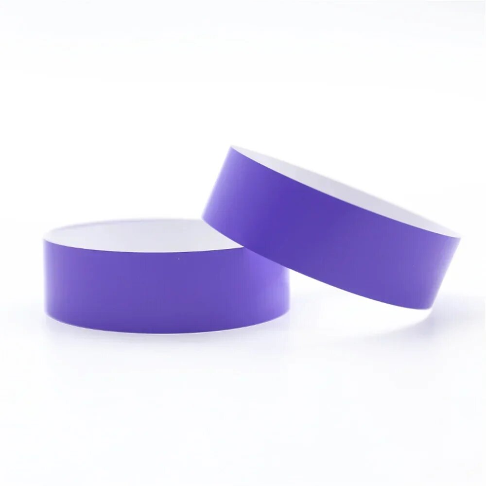 Фиолетовые браслеты бумажные 500шт, lavender purple