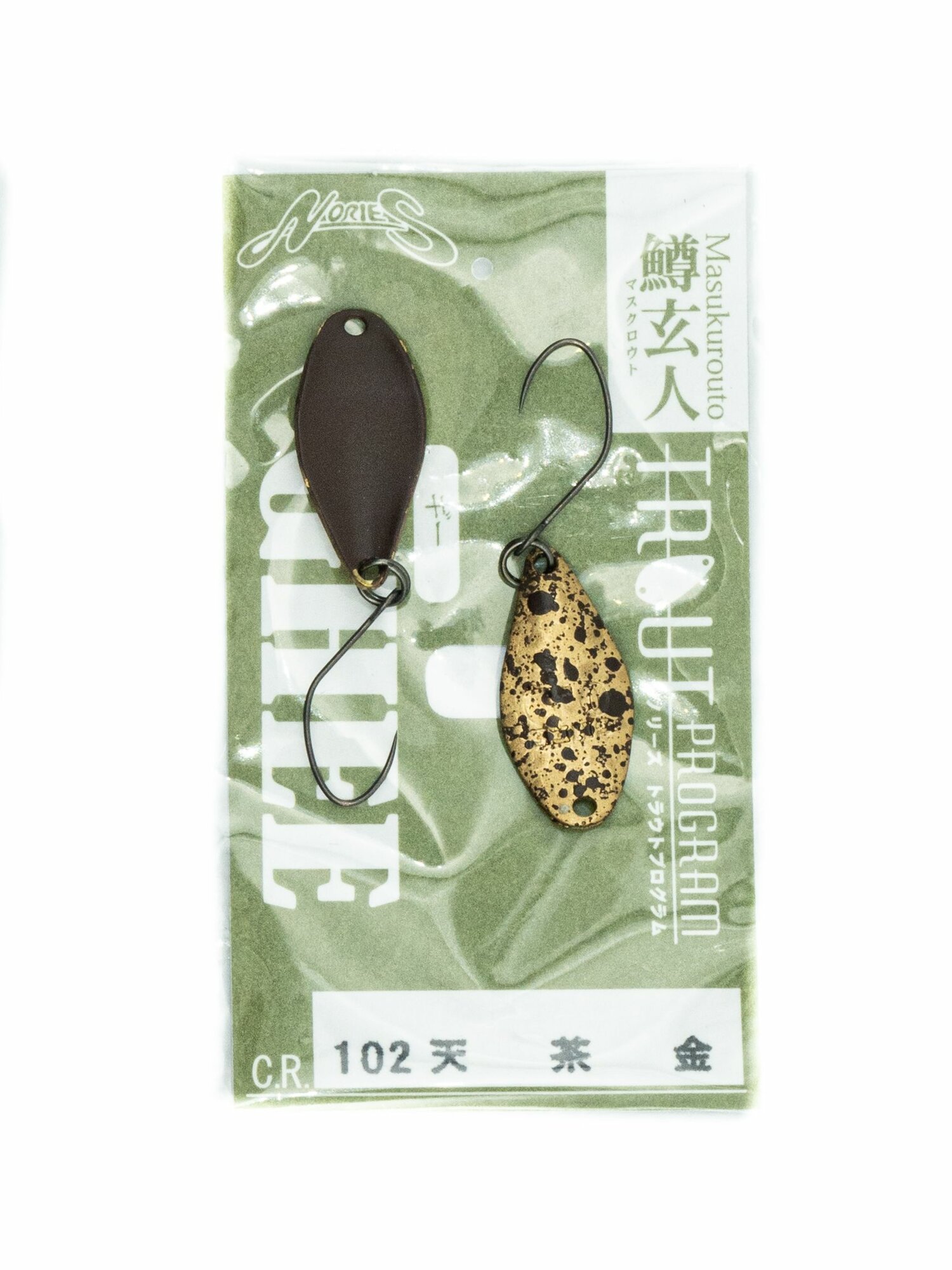 Блесна для рыбалки на форель Nories Masukurouto Ghee, 0.9 г, 102, 1 шт.