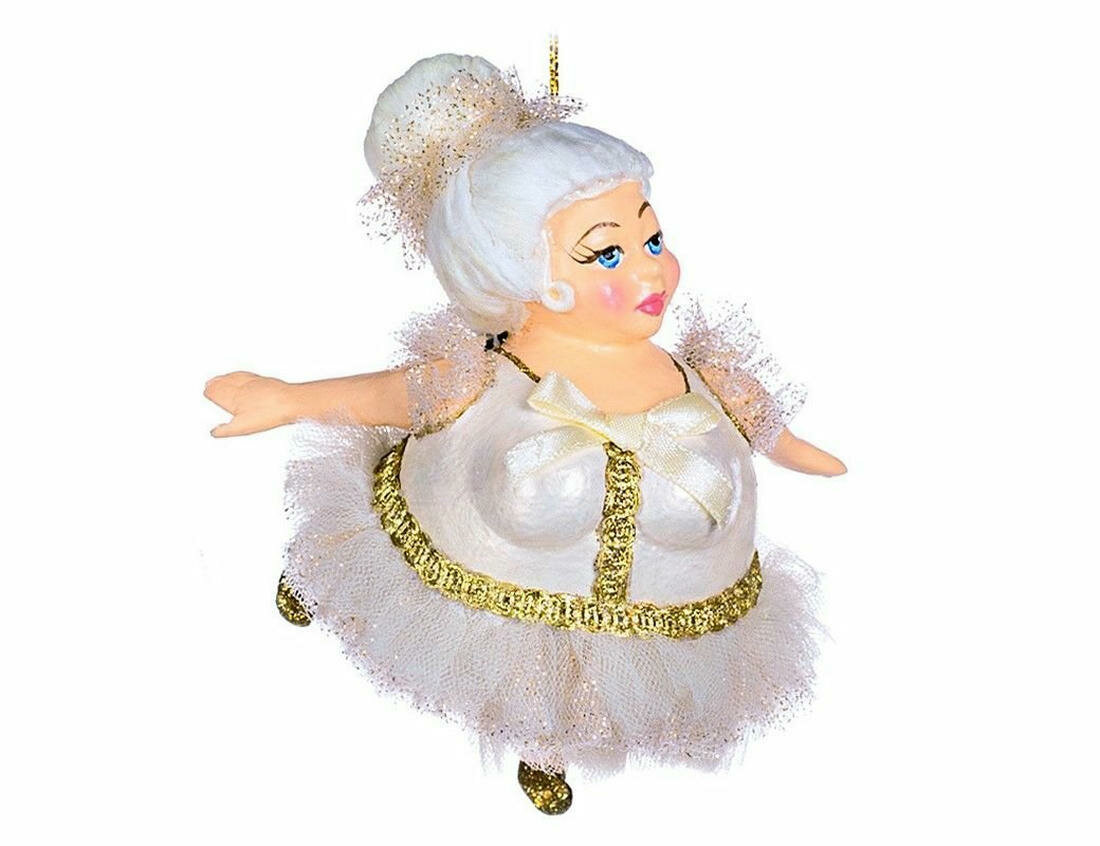 Елочная игрушка, полистоун, 12 см, Goodwill