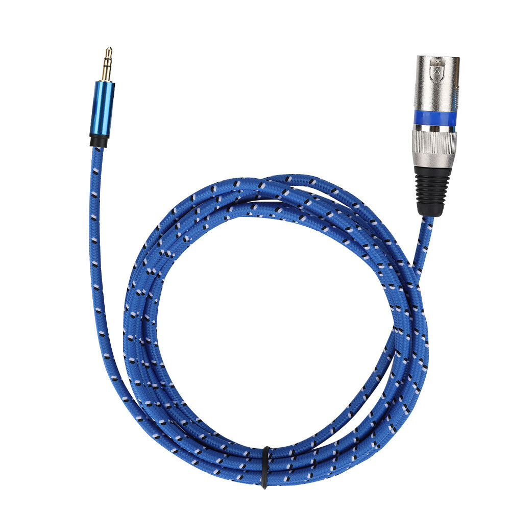 Аудиоадаптер 3.5 мм Jack to XLR (Female), патч-корд 3 метра.