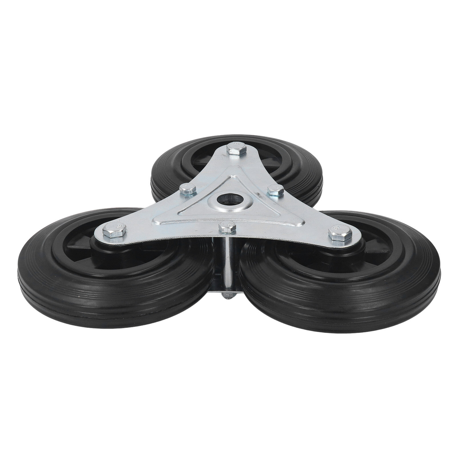 Замена колеса для подъема по лестнице, сверхмощный 6-дюймовый резиновый трехколесный альпинист для тележки для покупок, тележки