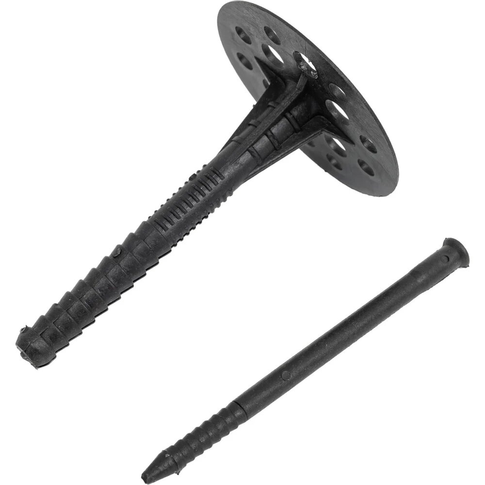 Дюбель для крепления теплоизоляции жесть пласт. стержень, 10x90 мм, 50 шт, пакет УТ-00004651