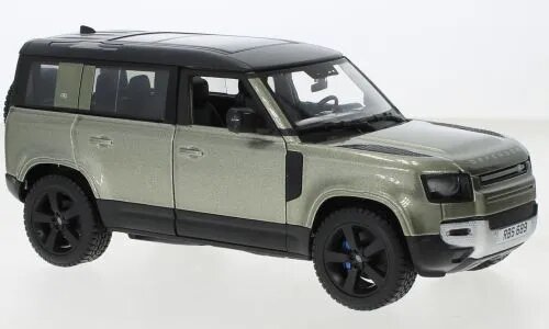 Масштабная модель Land Rover Defender 110 4x4 2020г. /1:24/ цвет Green Metallic