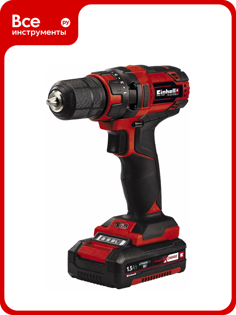 Аккумуляторная дрель-шуруповерт Einhell PXC TC-CD 18/35 Li 4513914