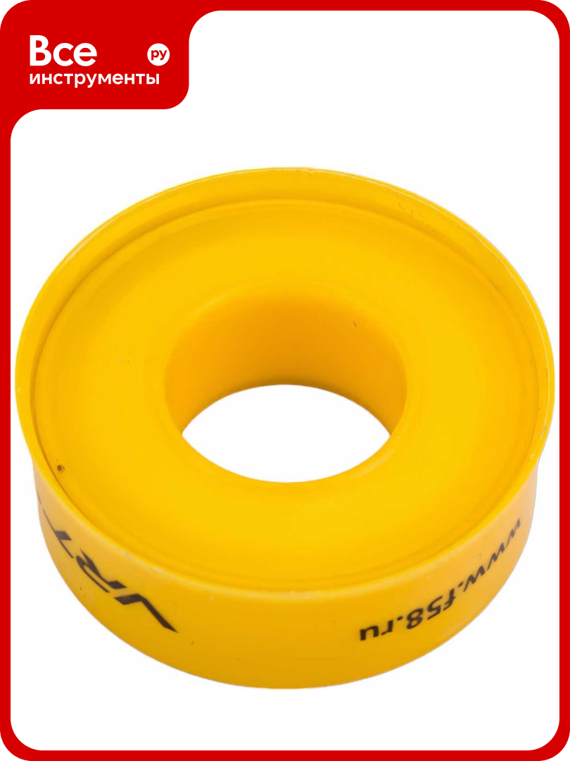 ФУМ лента для газа VRT 12 мм х 0,1 мм х 12 м 530755