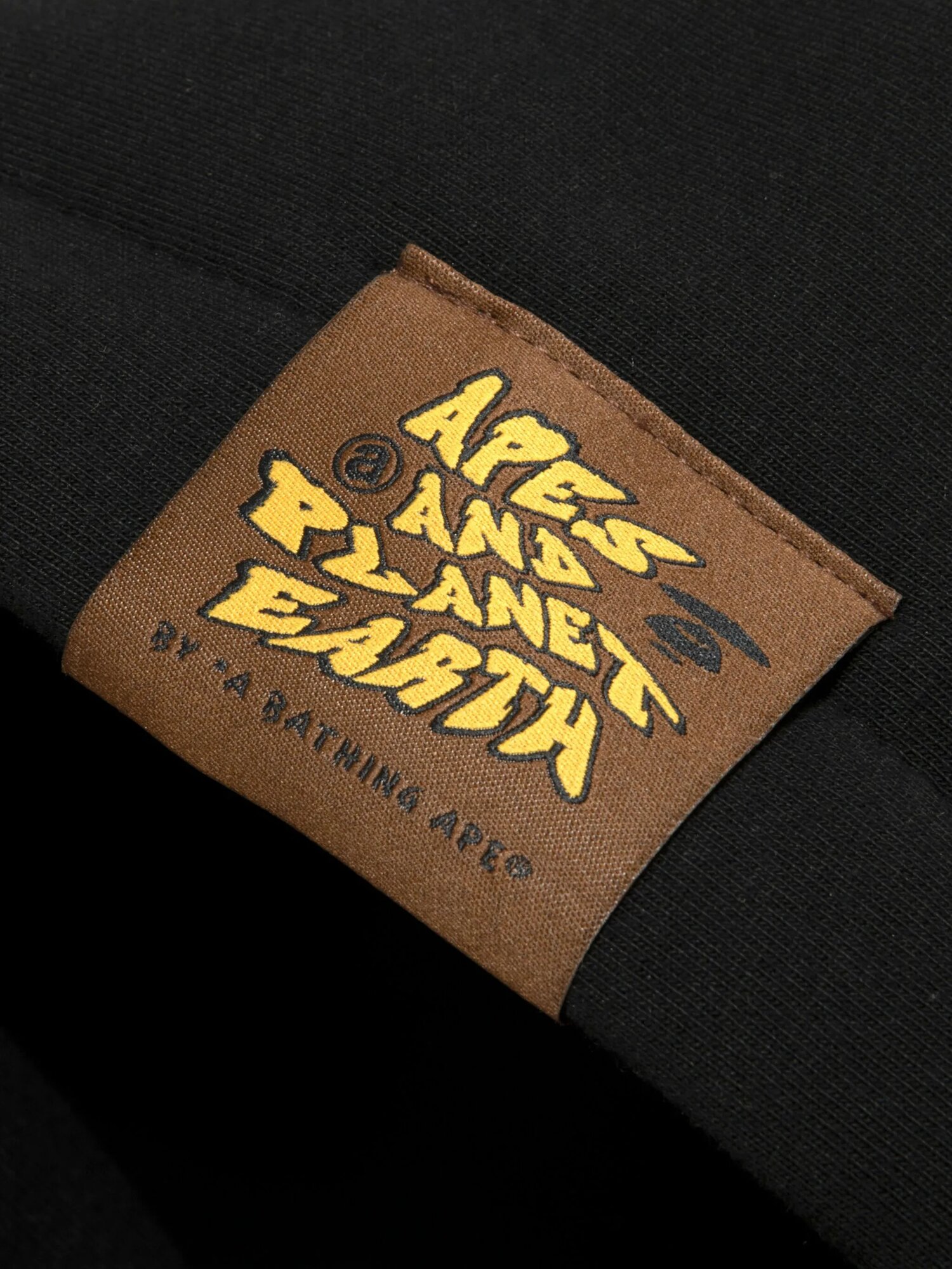 Худи AAPE BY A BATHING APE, размер 12, , black/black — фото 1