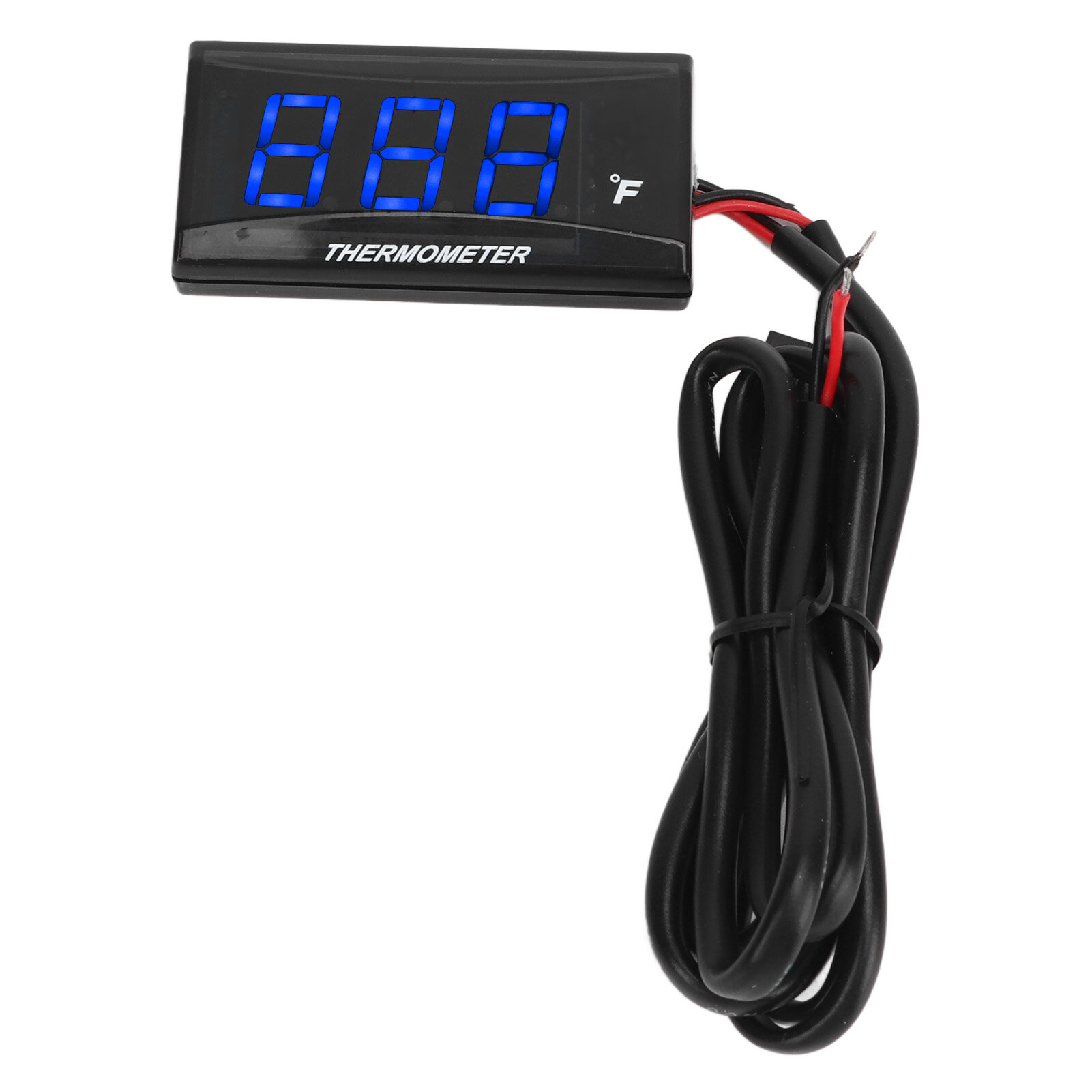 Мотоцикл Цифровой термометр для воды с ультратонким LCD дисплеем и корпусом из ABS для модификаций 12В с синей подсветкой
