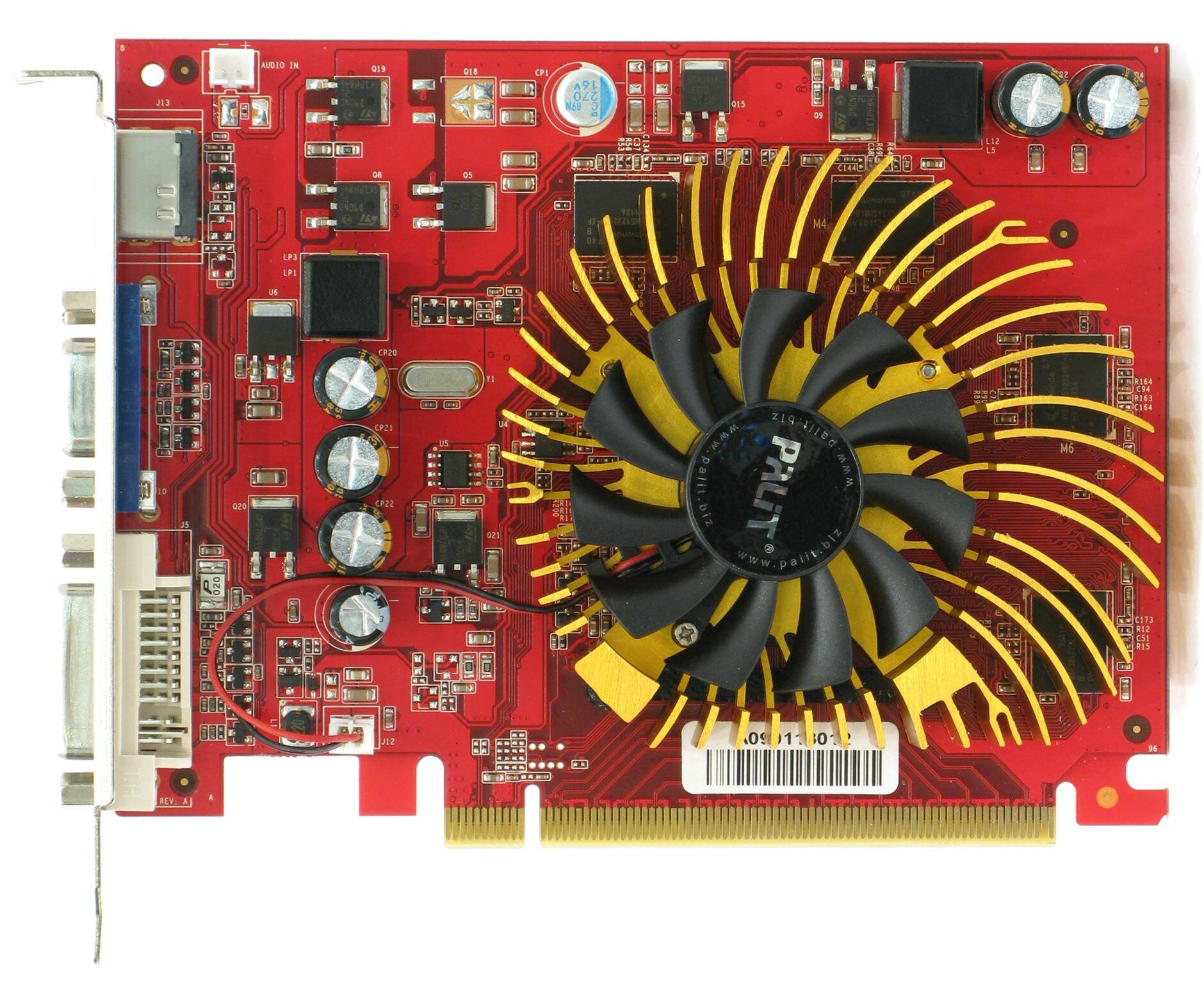 Видеокарта Palit GeForce® 9500GT GeForce® 9500 GT 256 Мб GDDR3 (OEM)