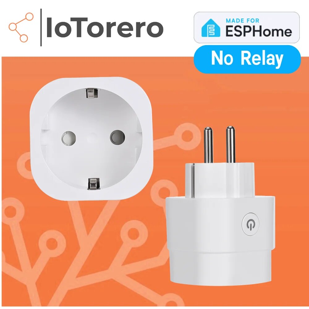 IoTorero для ESPHome Монитор потребления вилки 16А