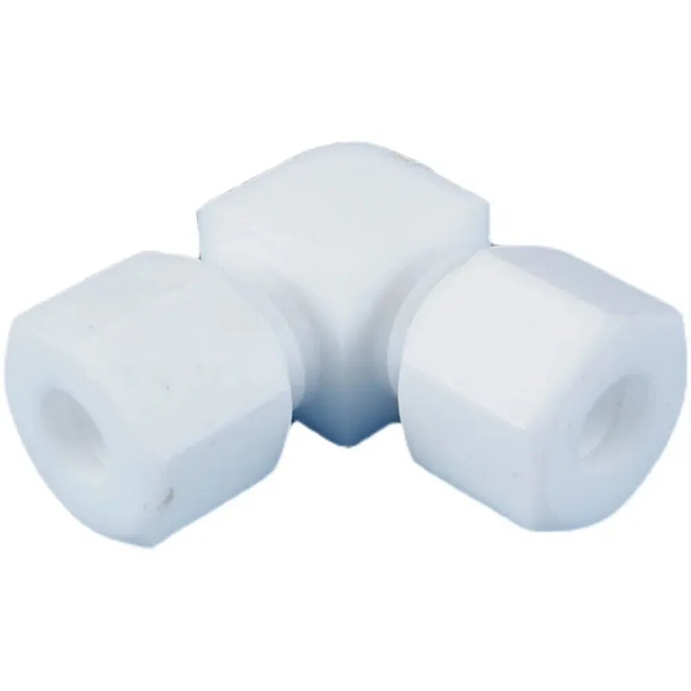 PTFE лоток 90 градусов 1-10 мм 6.35mm 1l4 Inch, Elbow