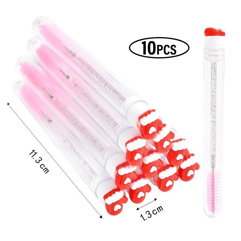 Набор из 10 шт. кистей для туши Christmas Tube Glove-10pcs