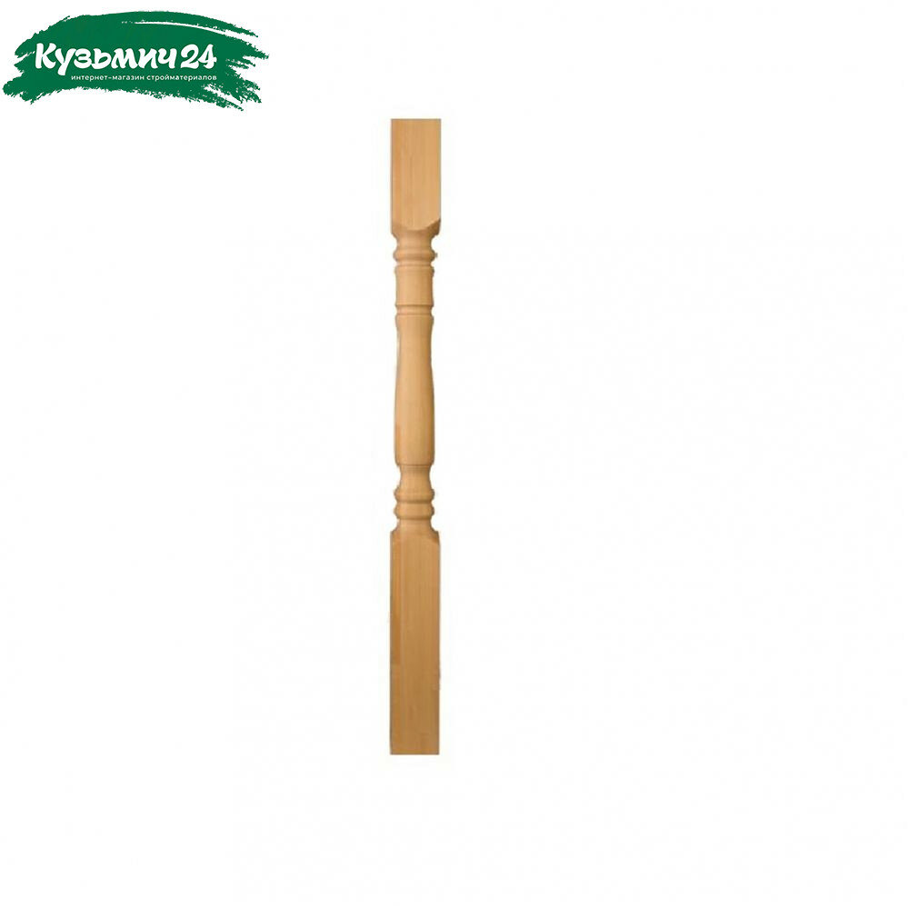 Столб начальный, Т-5, Сосна 100х100х2700 мм деревянный, для лестницы, 1 шт.