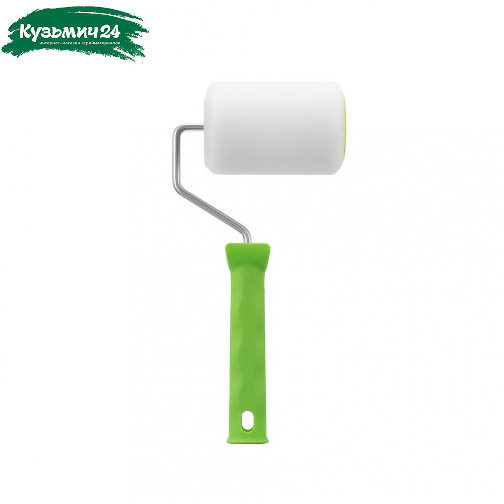 Валик малярный Сибртех 80101, для гладких поверхностей, ролик 100 мм, поролон , 2 шт