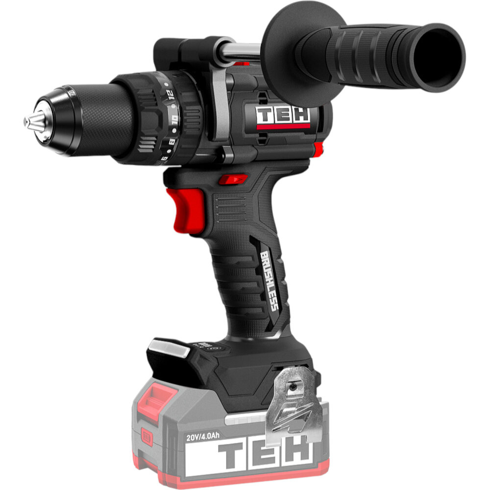 Аккумуляторный ударный шуруповерт TEH TDBL1520, OEM 20V
