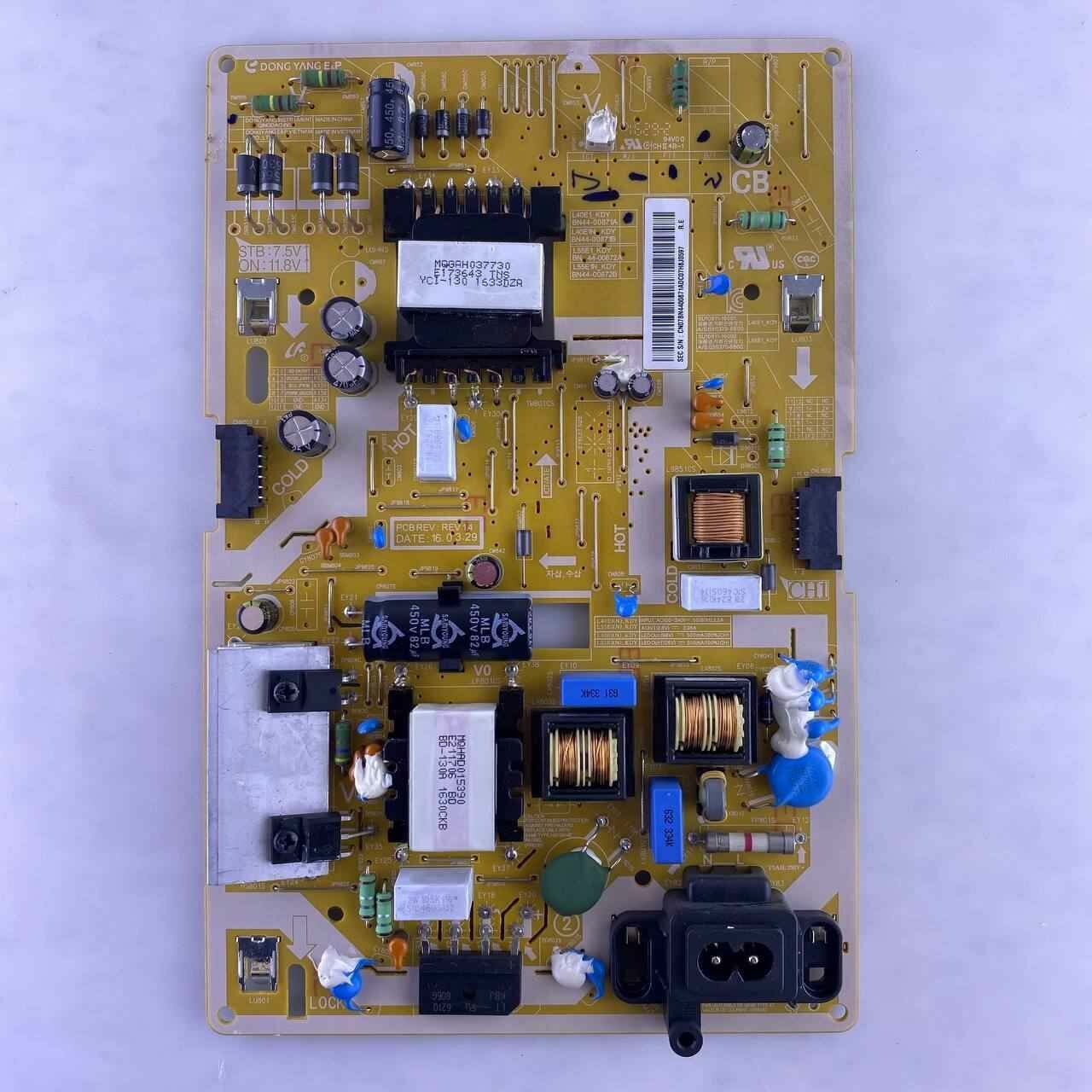 Блок питания PSU: BN44-00871A L40E1_KDY REV1.4 для телевизора SAMSUNG UE40K6500 , UE40K5550BU UE40K5500BU , UE40K6550AU